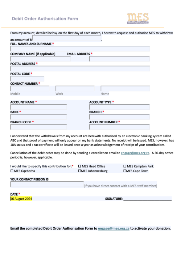 Donations – MES